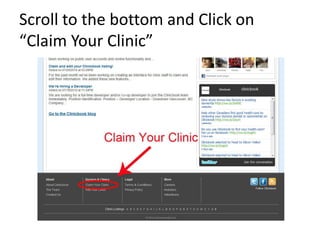 Claim Clinic Page | PPTX