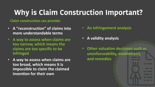 Claim Construction: Building Strong Patent Foundations | PDF