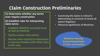 Claim Construction: Building Strong Patent Foundations | PDF