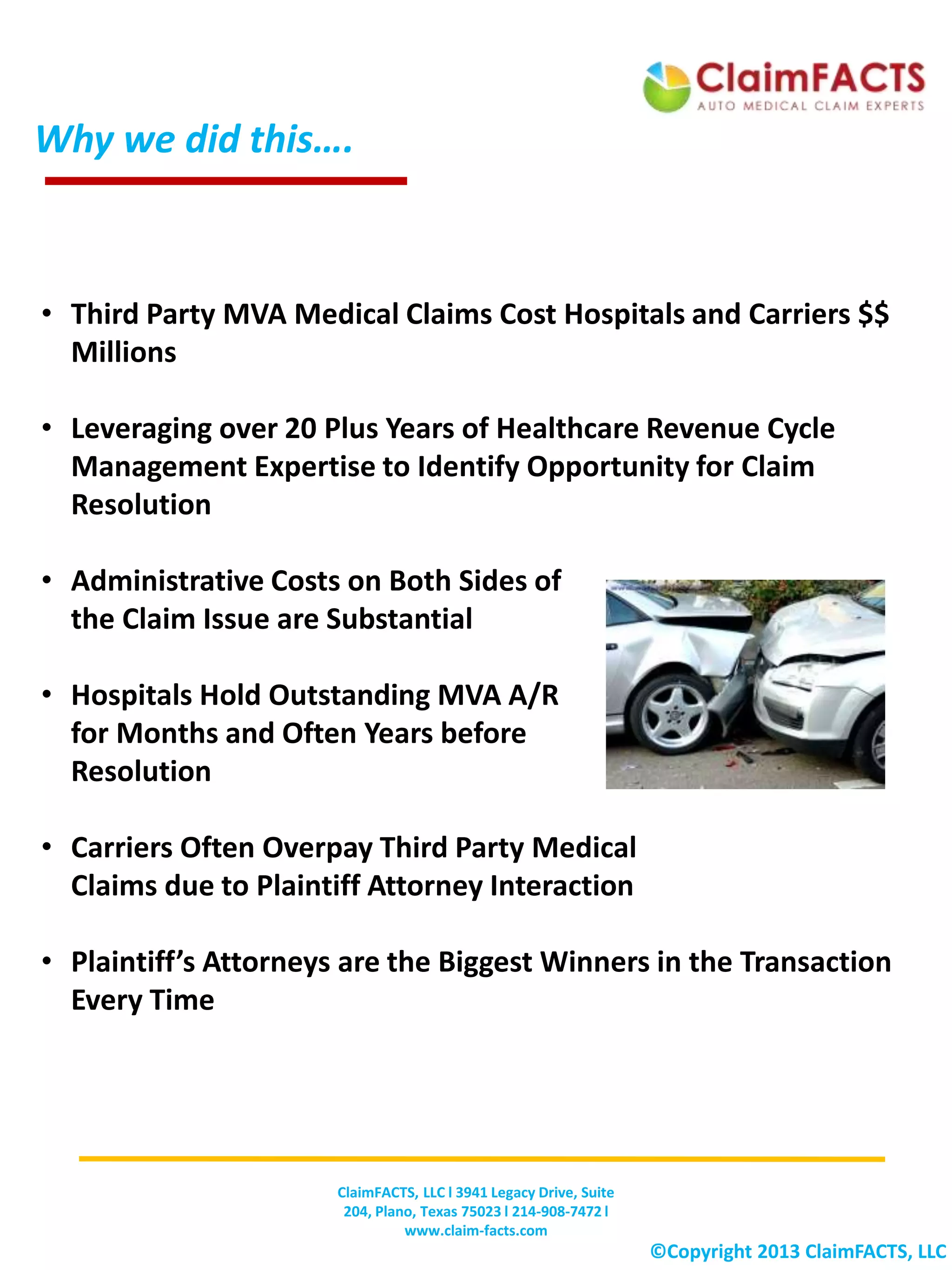Claim facts overview brochure rev 3 07 11 13 | PPTX