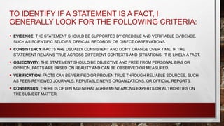 claim of fact a powerpoint presentations | PPTX