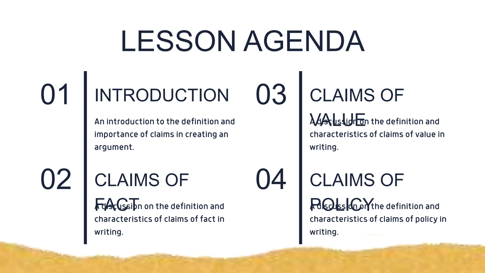 Types of Claim: Claim of Fact, Value, and Policy | PPTX