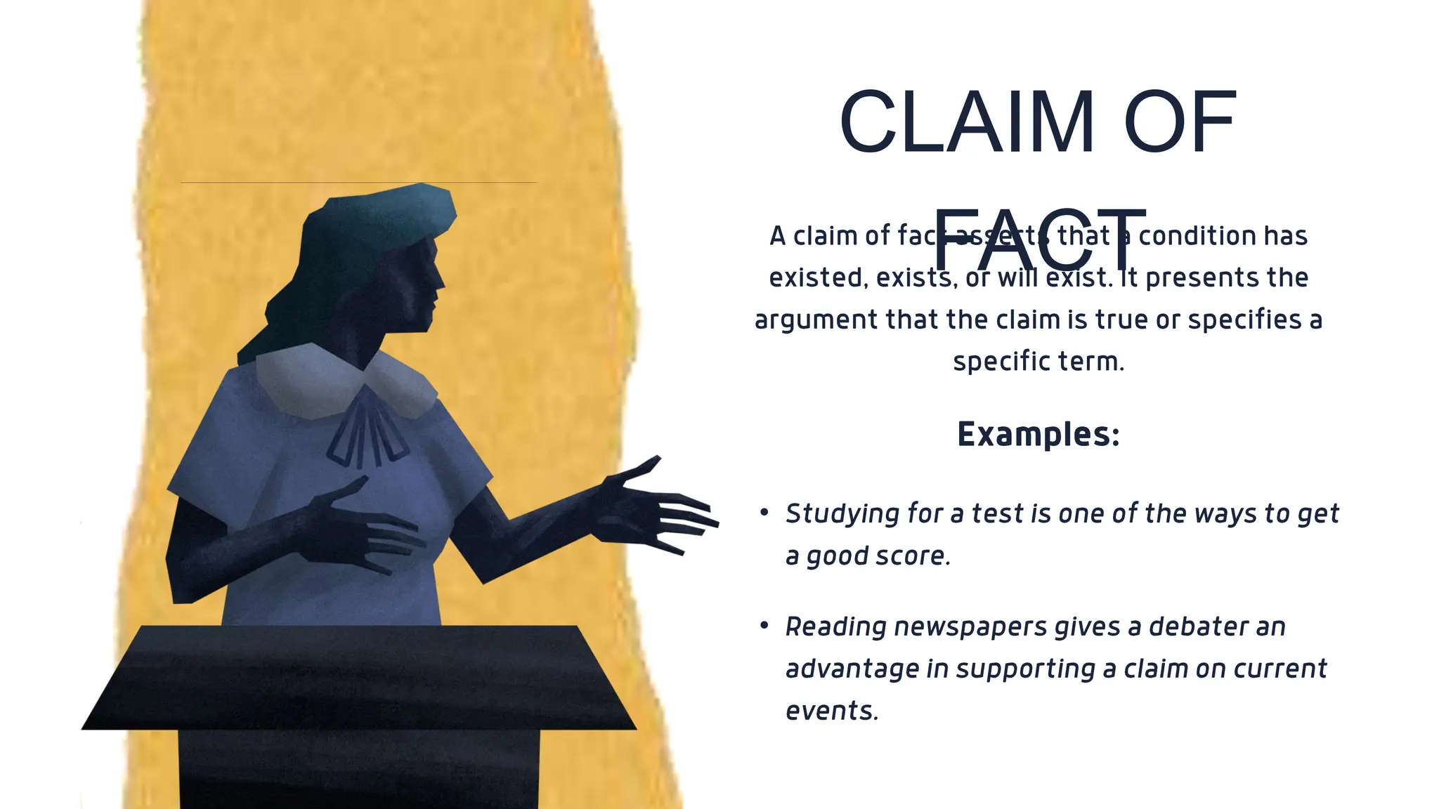 Types of Claim: Claim of Fact, Value, and Policy | PPTX