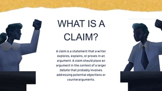 Types of Claim: Claim of Fact, Value, and Policy | PPTX