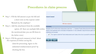 CLAIM PROCESS in the pay square application | PPT