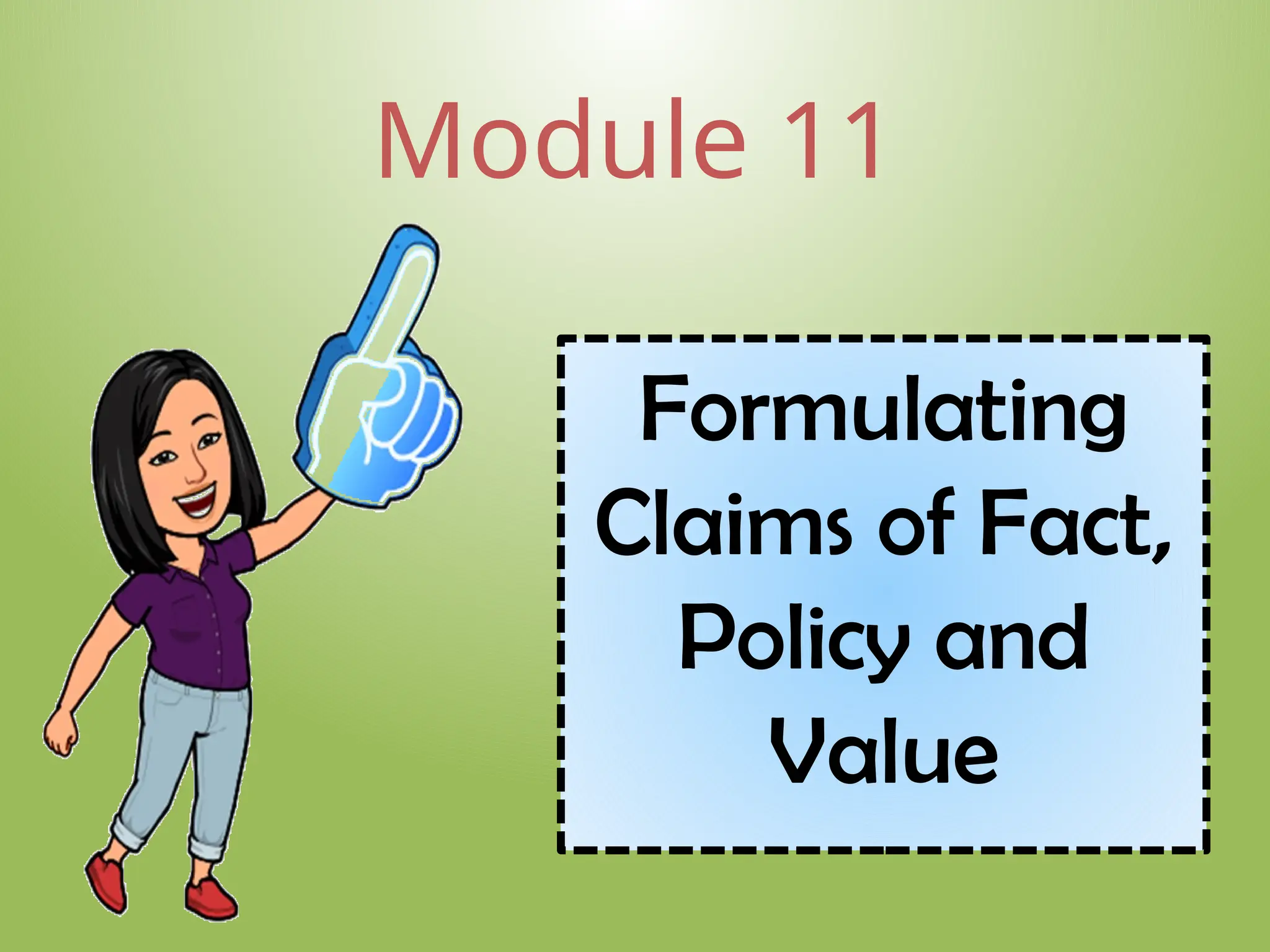 claims reading and writing grade eleven senior high school | PPTX