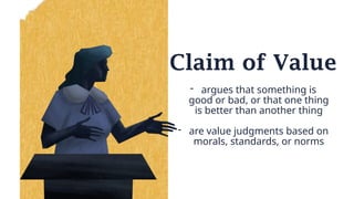 Types of claims for Grade 11 Students.pptx