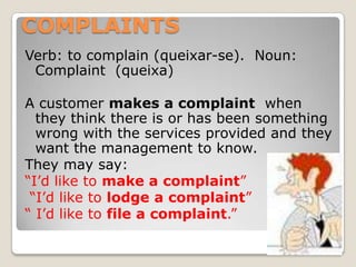 Claims and complaints | PPTX