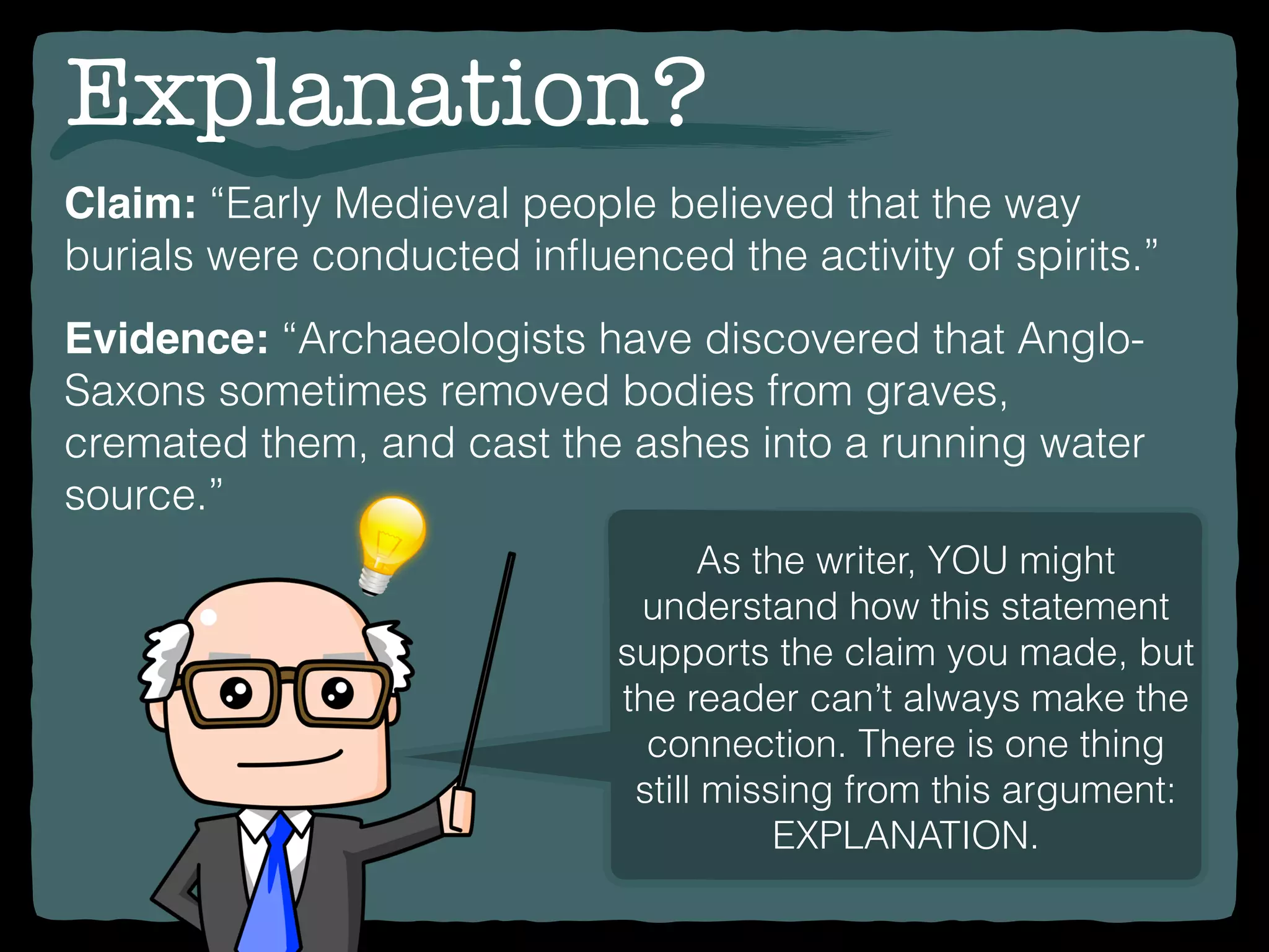Claims, Evidence, & Explanation | PDF