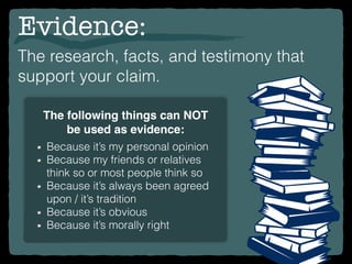 Claims, Evidence, & Explanation | PDF