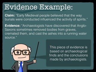 Claims, Evidence, & Explanation | PDF