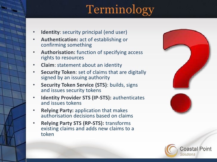 Claims Based Authentication A Beginners Guide Claims Based Authentication A Beginners Guide