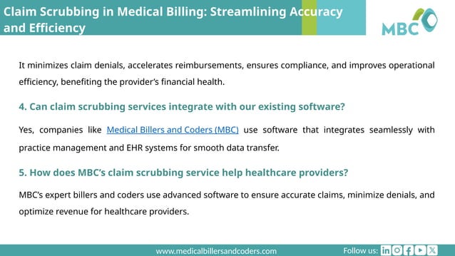 Claim Scrubbing in Medical Billing Streamlining Accuracy and Efficiency ...