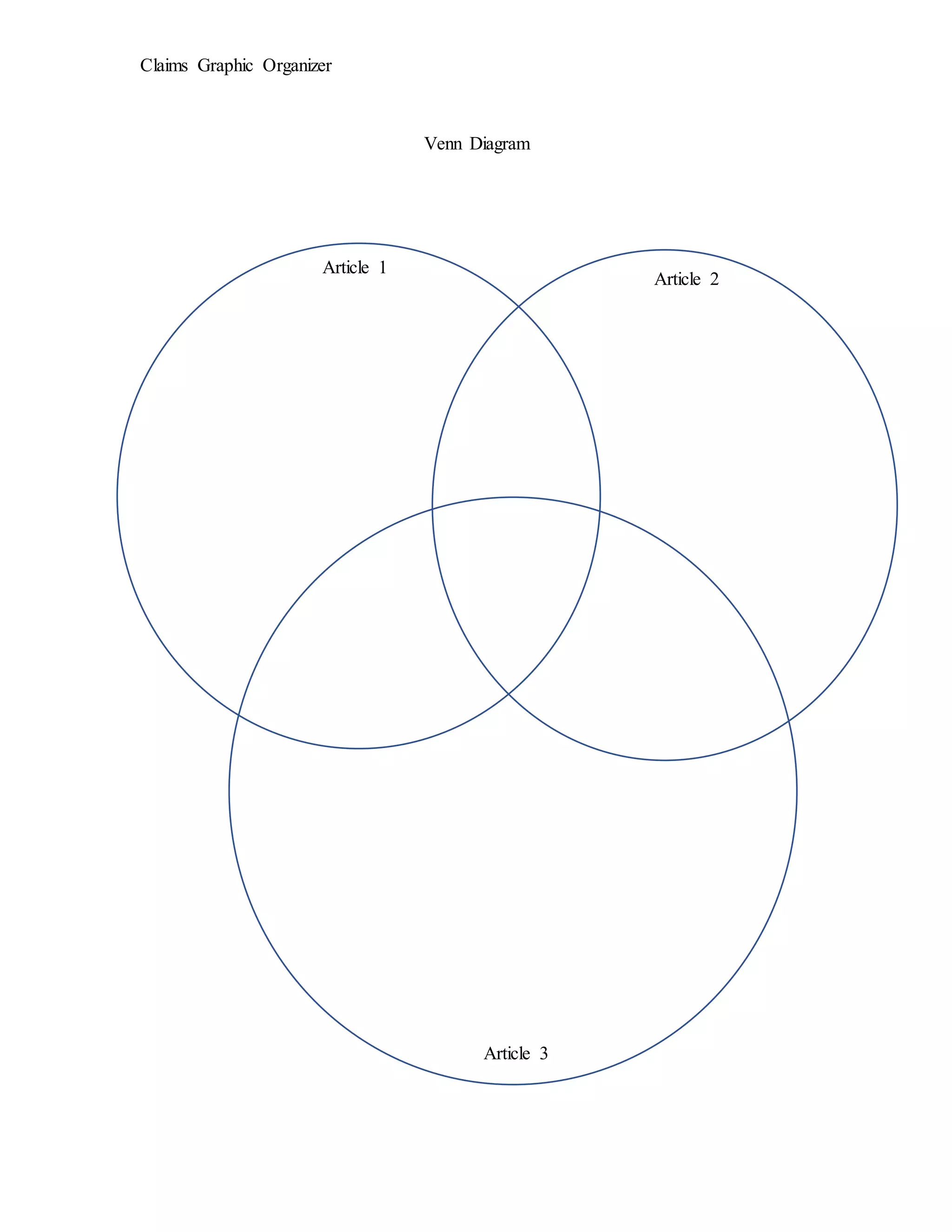 Claims graphic organizer | DOCX