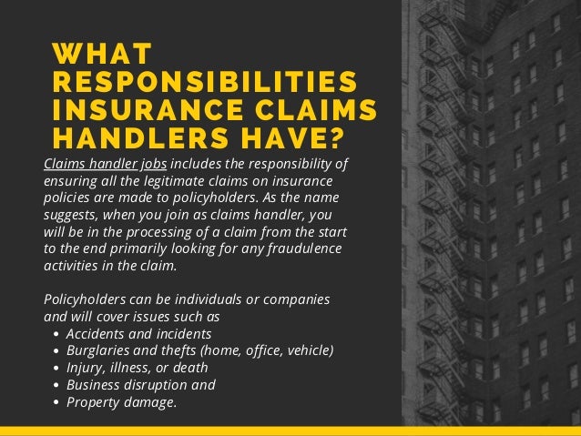 claims handler jobs.pdf | Motor Insurance | Insurance