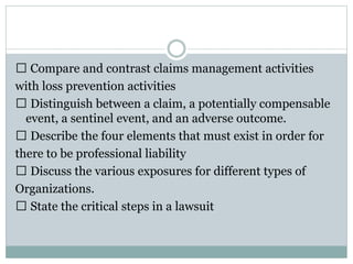 Claims management | PPTX