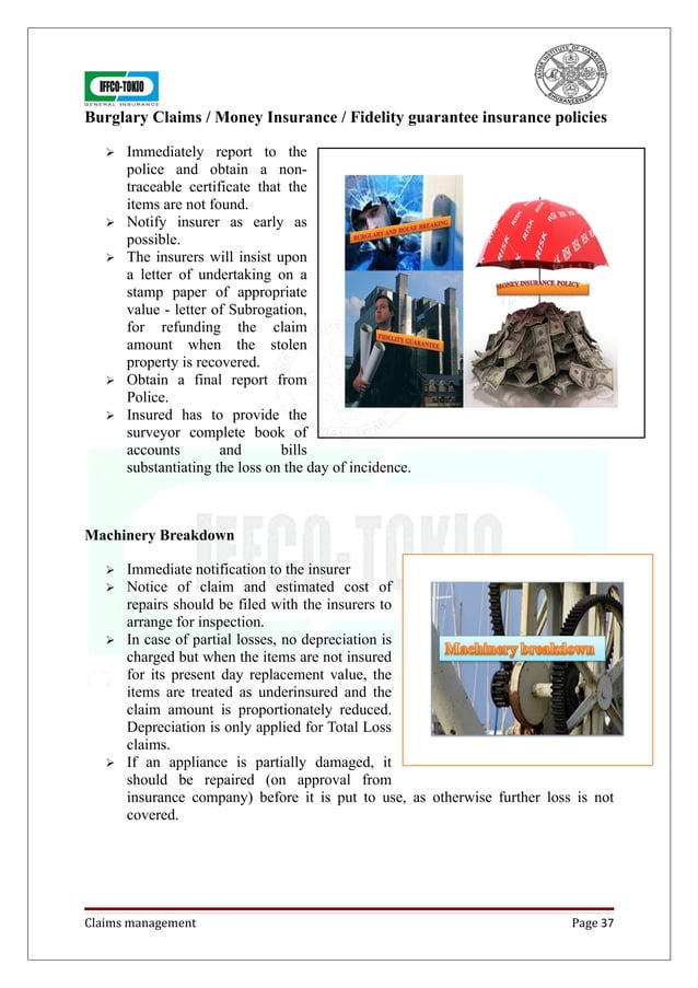 Claims management.iffco tokio gi | PDF