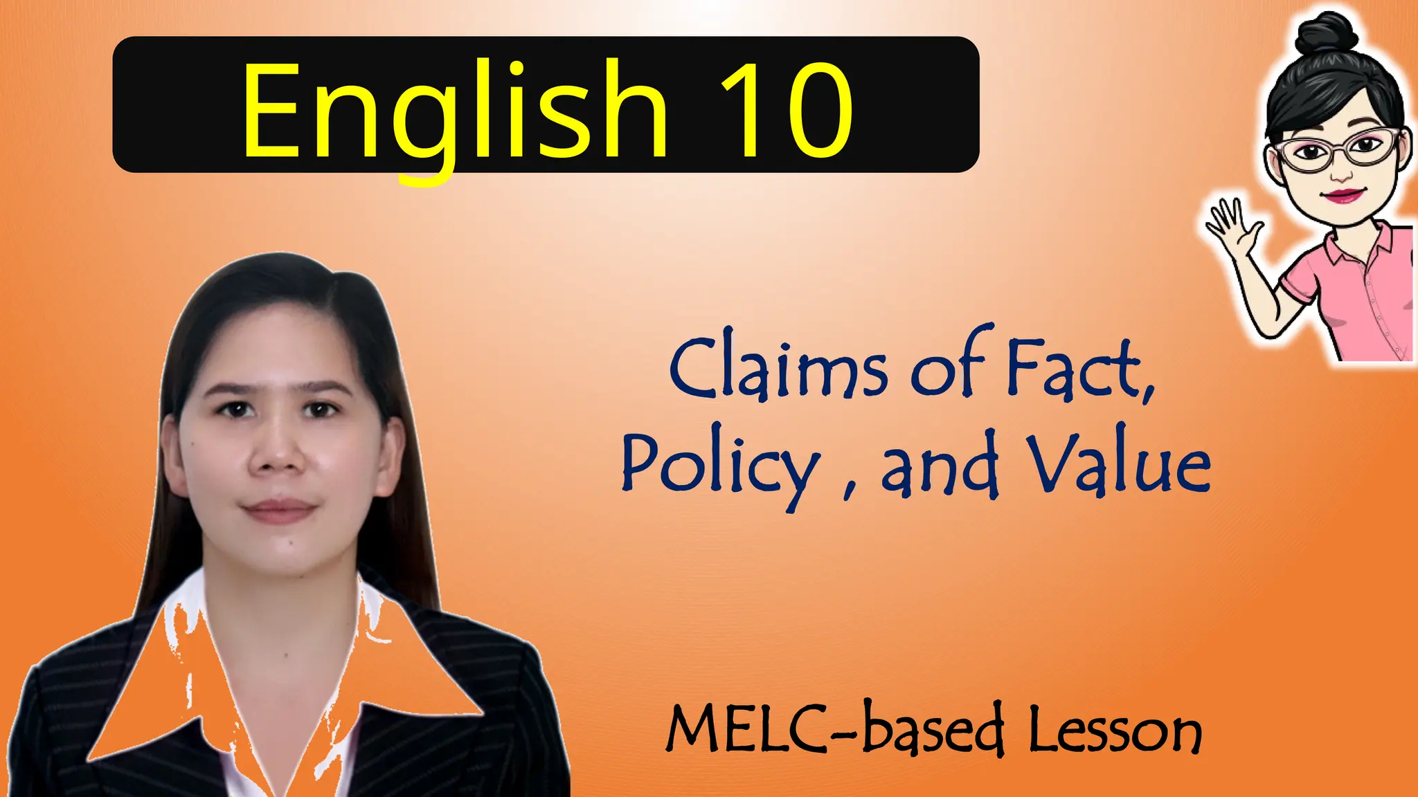 English 10 Claims of Fact, Policy and Value.pptx