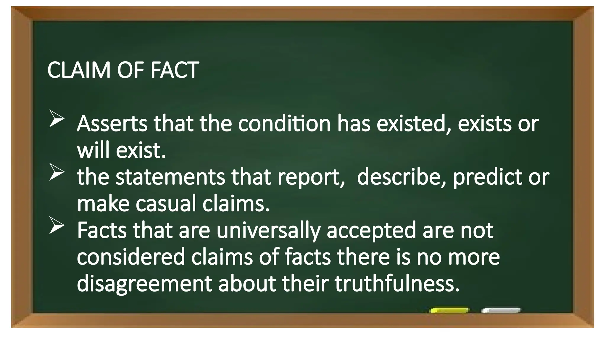 English 10 Claims of Fact, Policy and Value.pptx