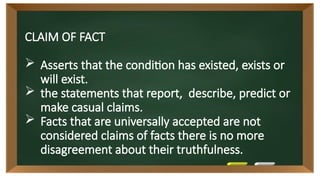 English 10 Claims of Fact, Policy and Value.pptx