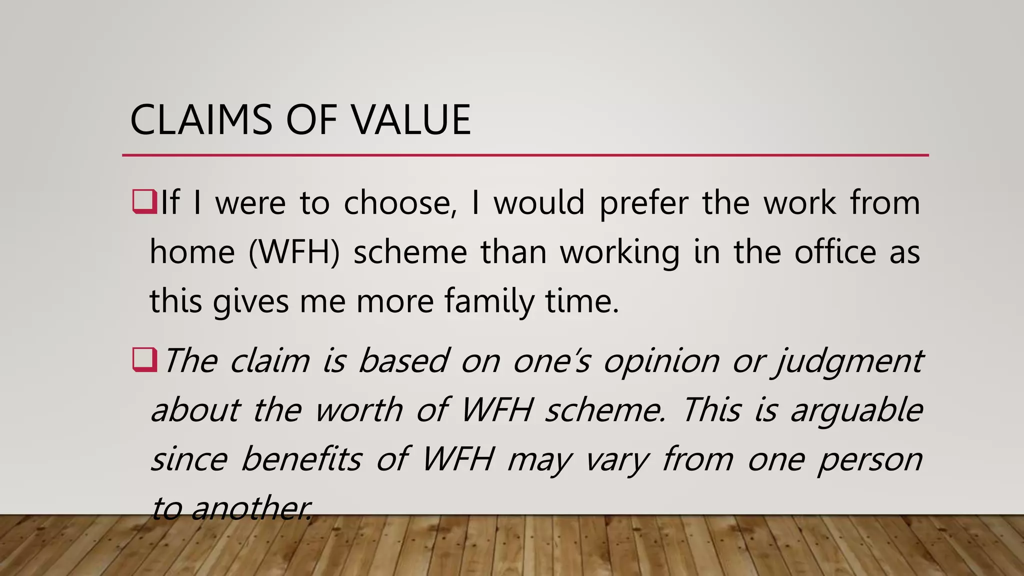 Claims of Fact, Value and Policy.pptx