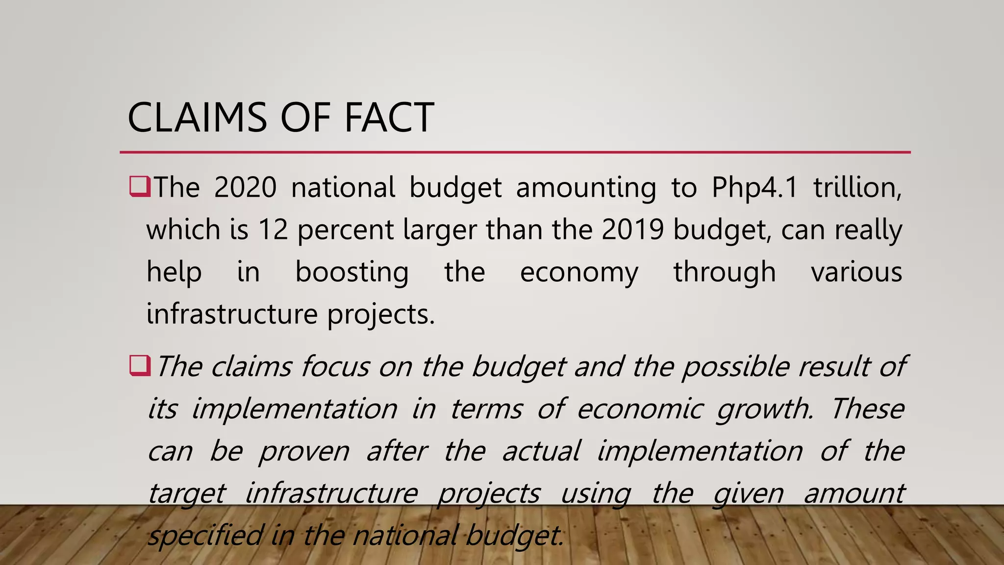 Claims of Fact, Value and Policy.pptx