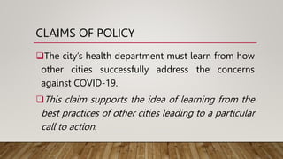 Claims of Fact, Value and Policy.pptx