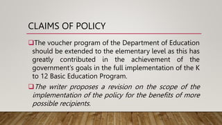 Claims of Fact, Value and Policy.pptx