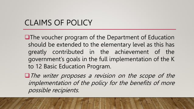 Claims of Fact, Value and Policy.pptx