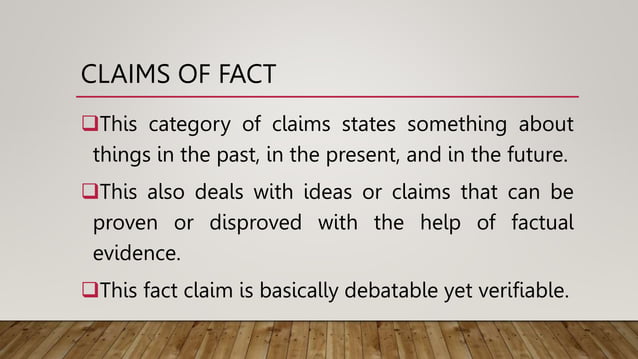 Claims of Fact, Value and Policy.pptx