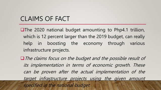 Claims of Fact, Value and Policy.pptx