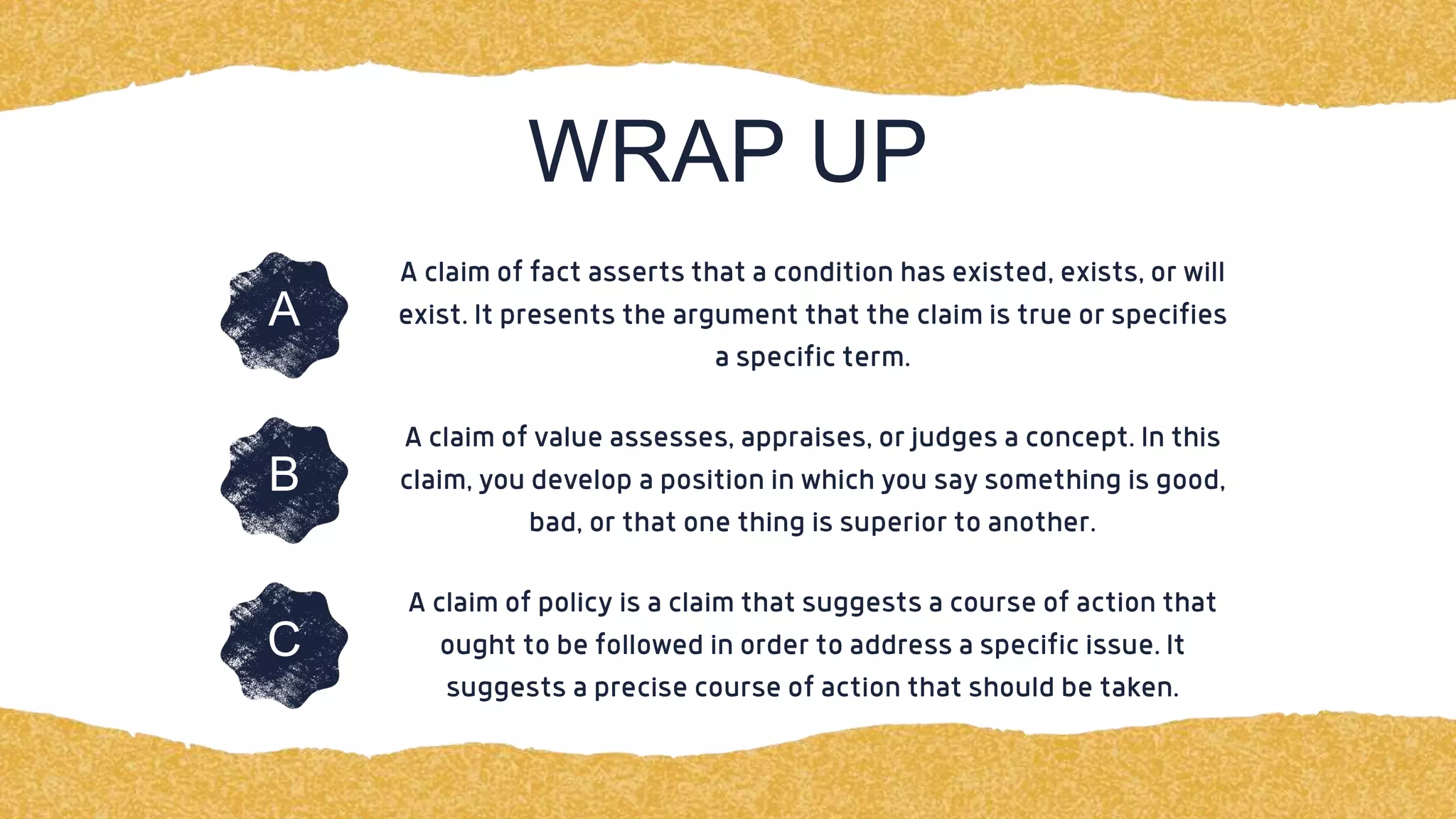 Claims of Fact Value and Policy Presentation.pptx