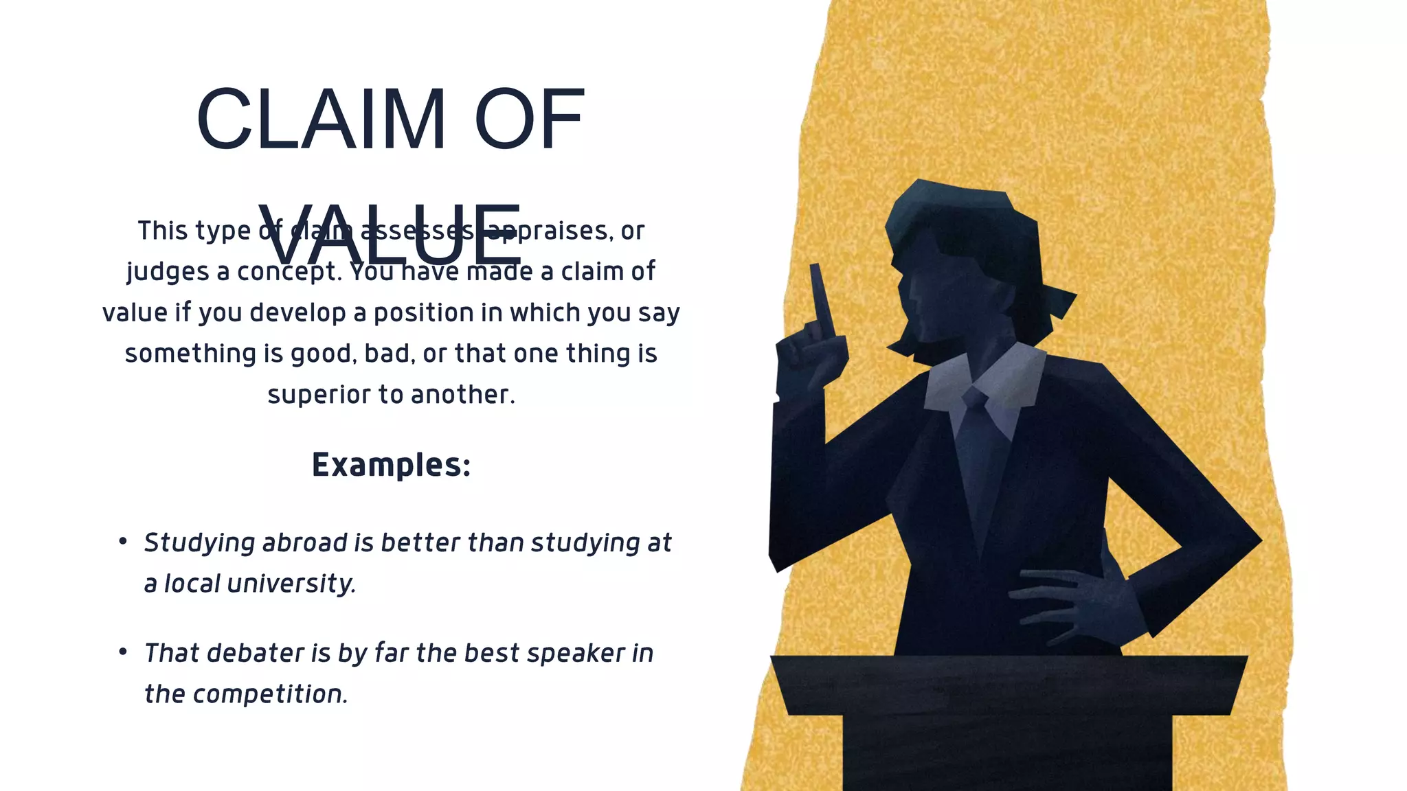 Claims of Fact Value and Policy Presentation.pptx