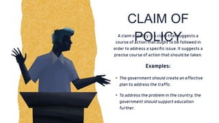 Claims of Fact Value and Policy Presentation.pptx