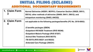Philippine Health Insurance Corporation Claims Processing | PPTX