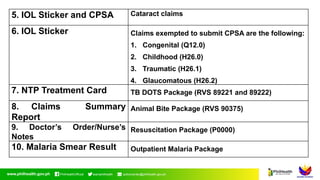 Philippine Health Insurance Corporation Claims Processing | PPTX