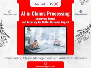 Transforming Claims Management with Artificial Intelligence | DataGenix ...
