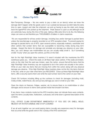 Claims tips | DOCX