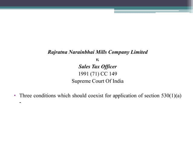 Claims under preferantial_payments ppt | PPT