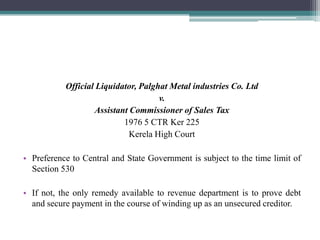 Claims under preferantial_payments ppt | PPT