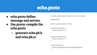 Claire protorpc | PPT