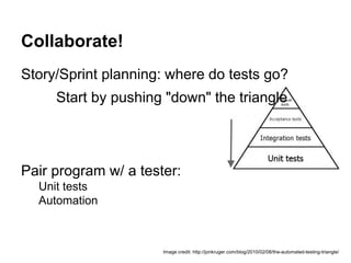 Engage: agile collaboration on testing | PPT
