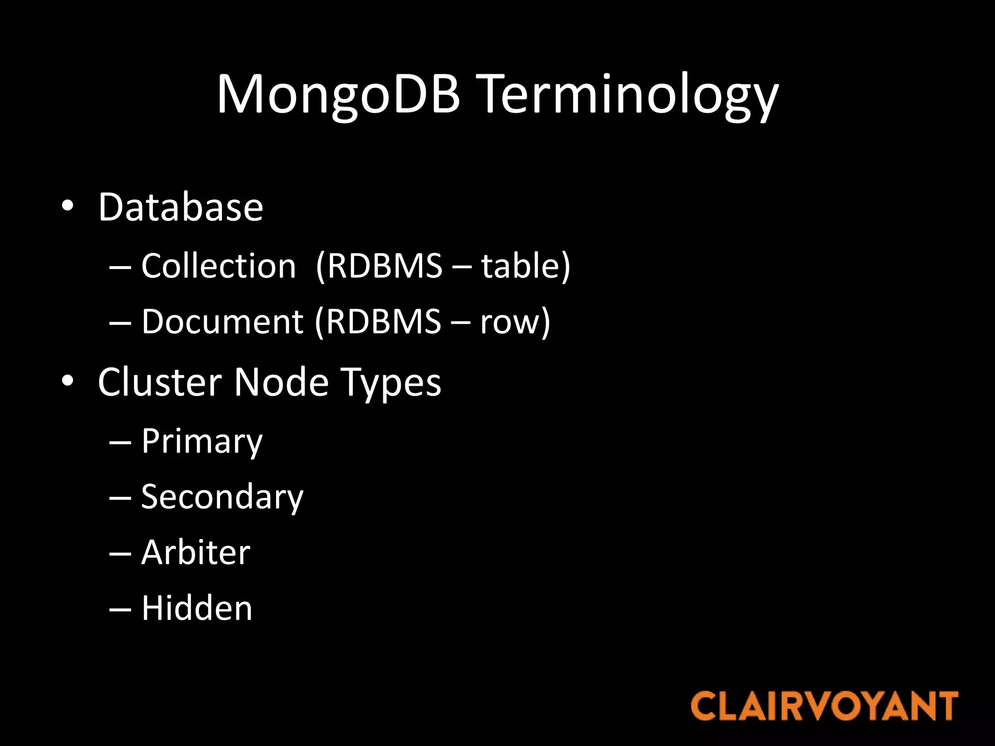 MongoDB Replication fundamentals - Desert Code Camp - October 2014 | PPT