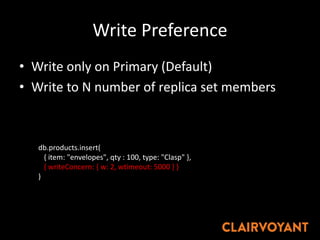 MongoDB Replication fundamentals - Desert Code Camp - October 2014 | PPT