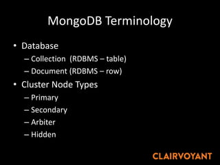 MongoDB Replication fundamentals - Desert Code Camp - October 2014 | PPT