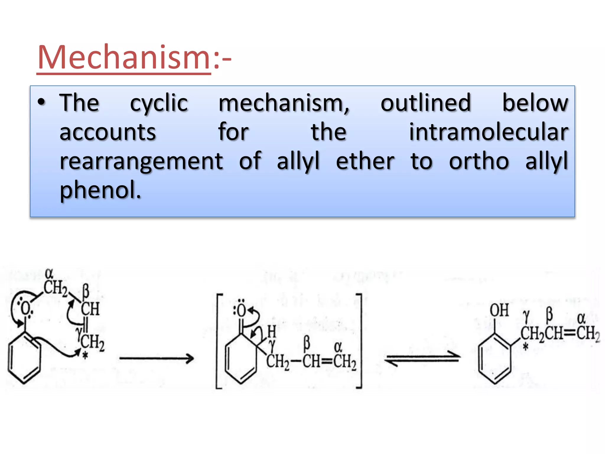 Claisen rearrangement | PPTX