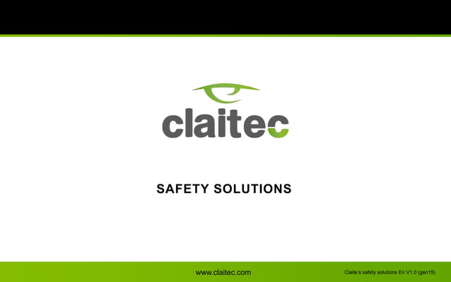 Claitec: safety solutions | PPT