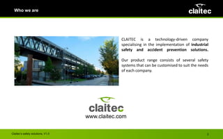 Claitec: safety solutions | PPT