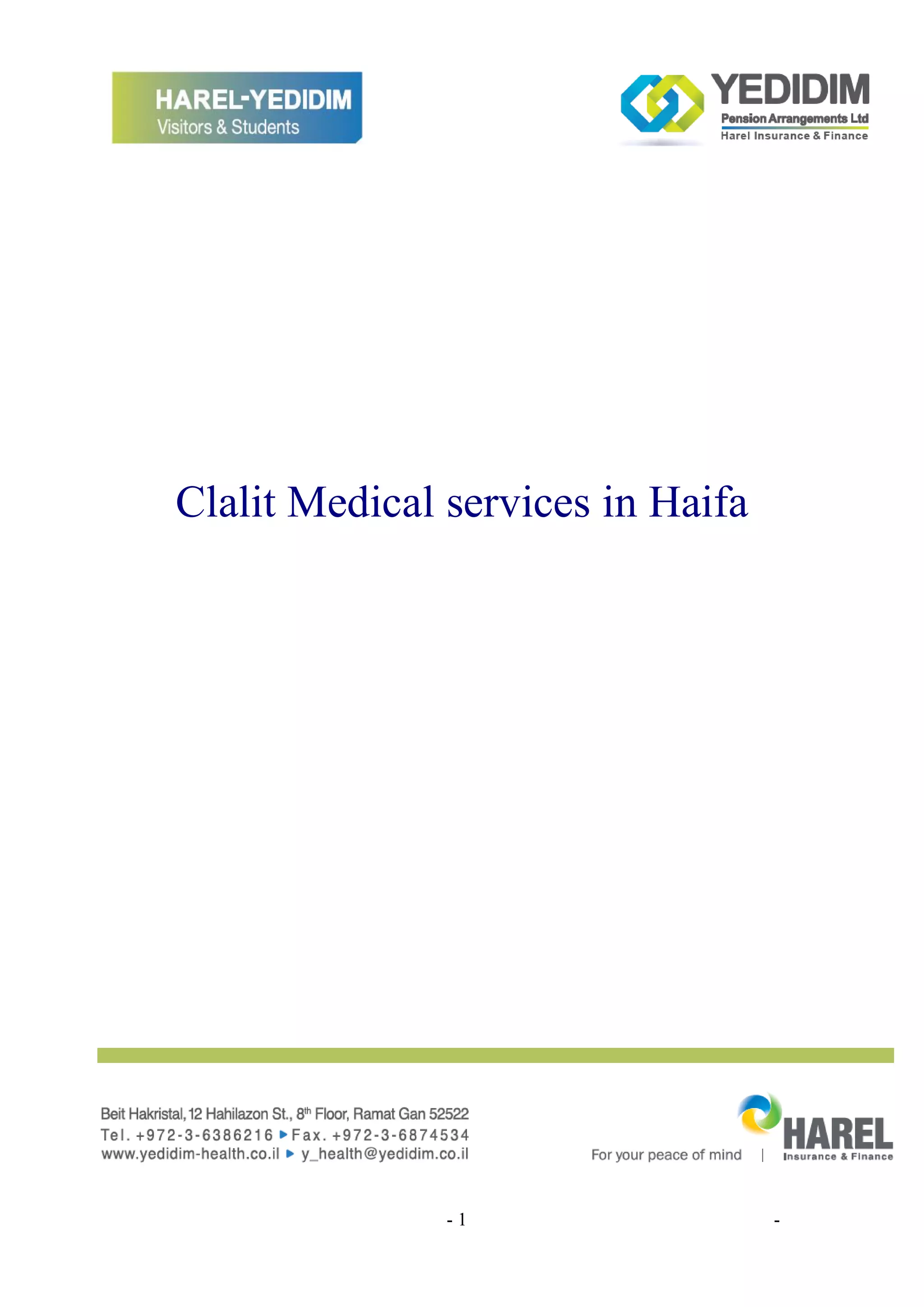 Clalit haifa | PDF