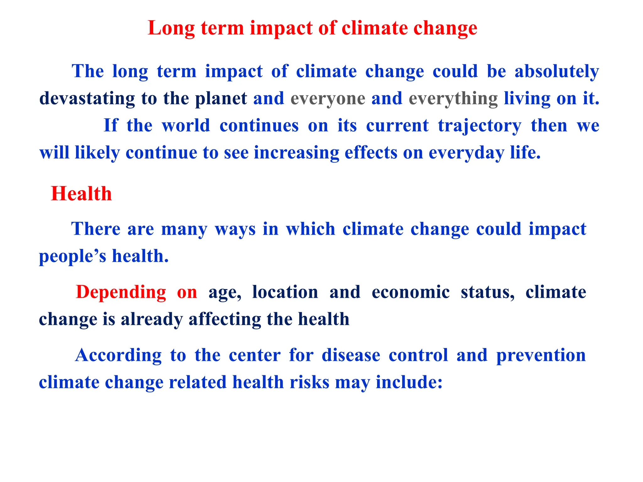 Clamate change introduction class 1.pptx | Indoor Environmental Quality ...